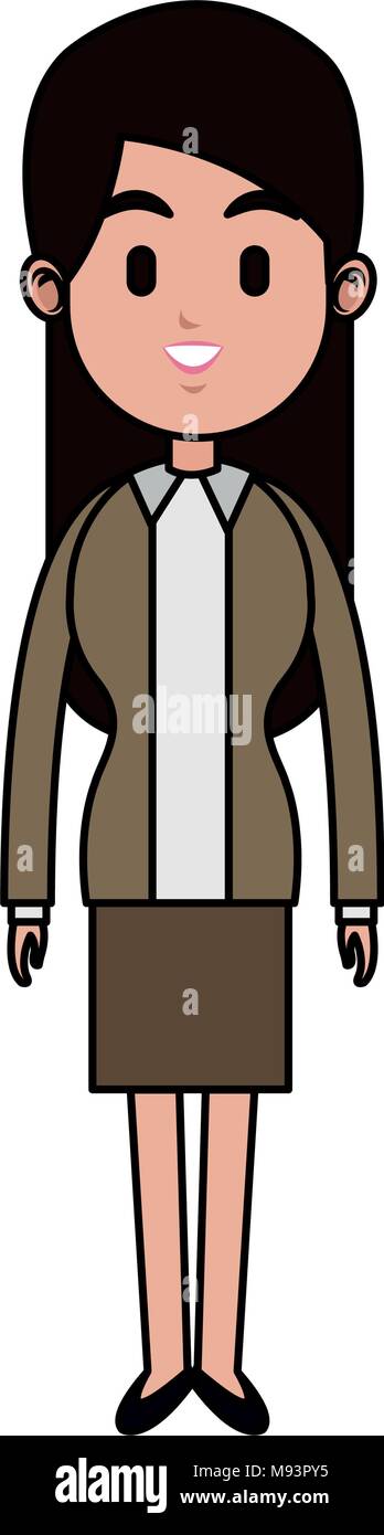 Executive woman cartoon vector illustration graphic design Stock Vector ...