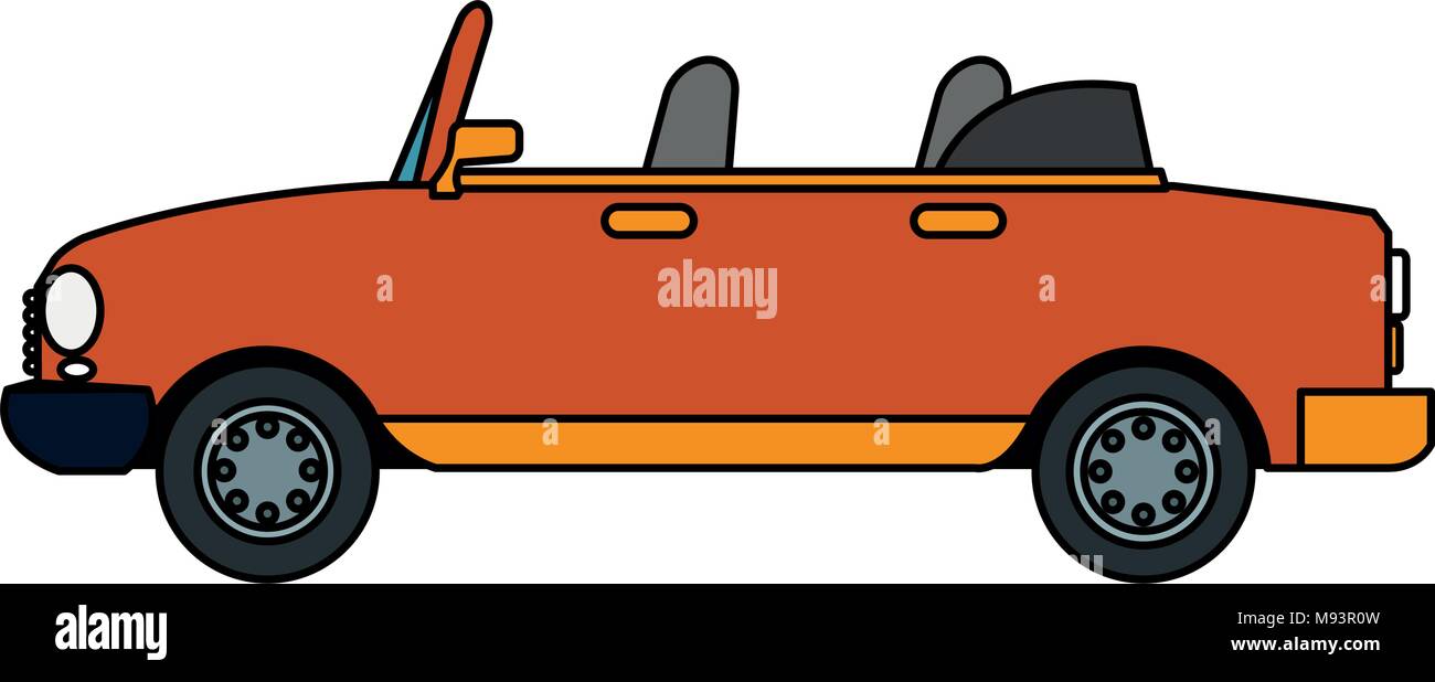 Convertible car vehicle vector illustration graphic design Stock Vector ...