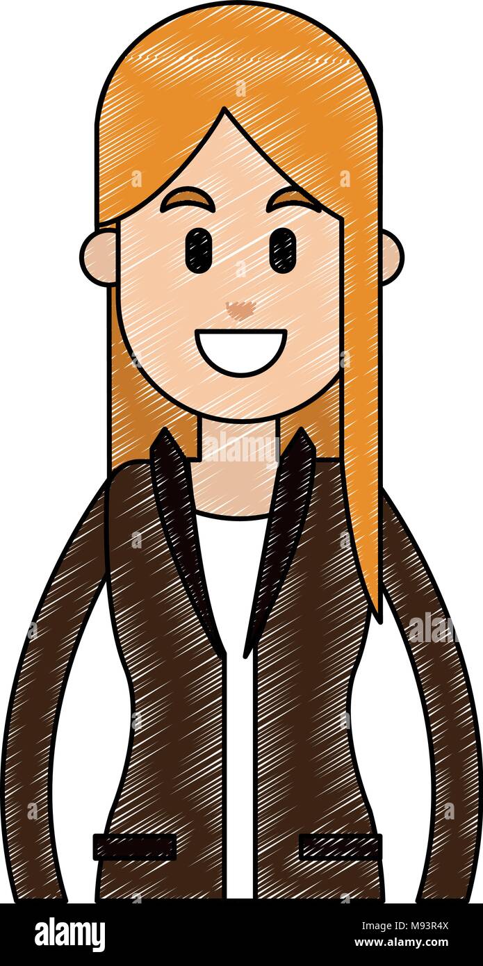 Executive woman cartoon icon vector illustration graphic design Stock ...