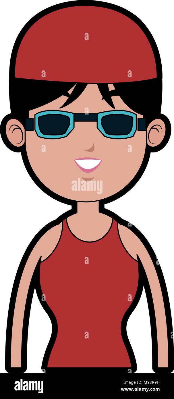 Woman swimming swimmer silhouette Stock Vector Images - Alamy