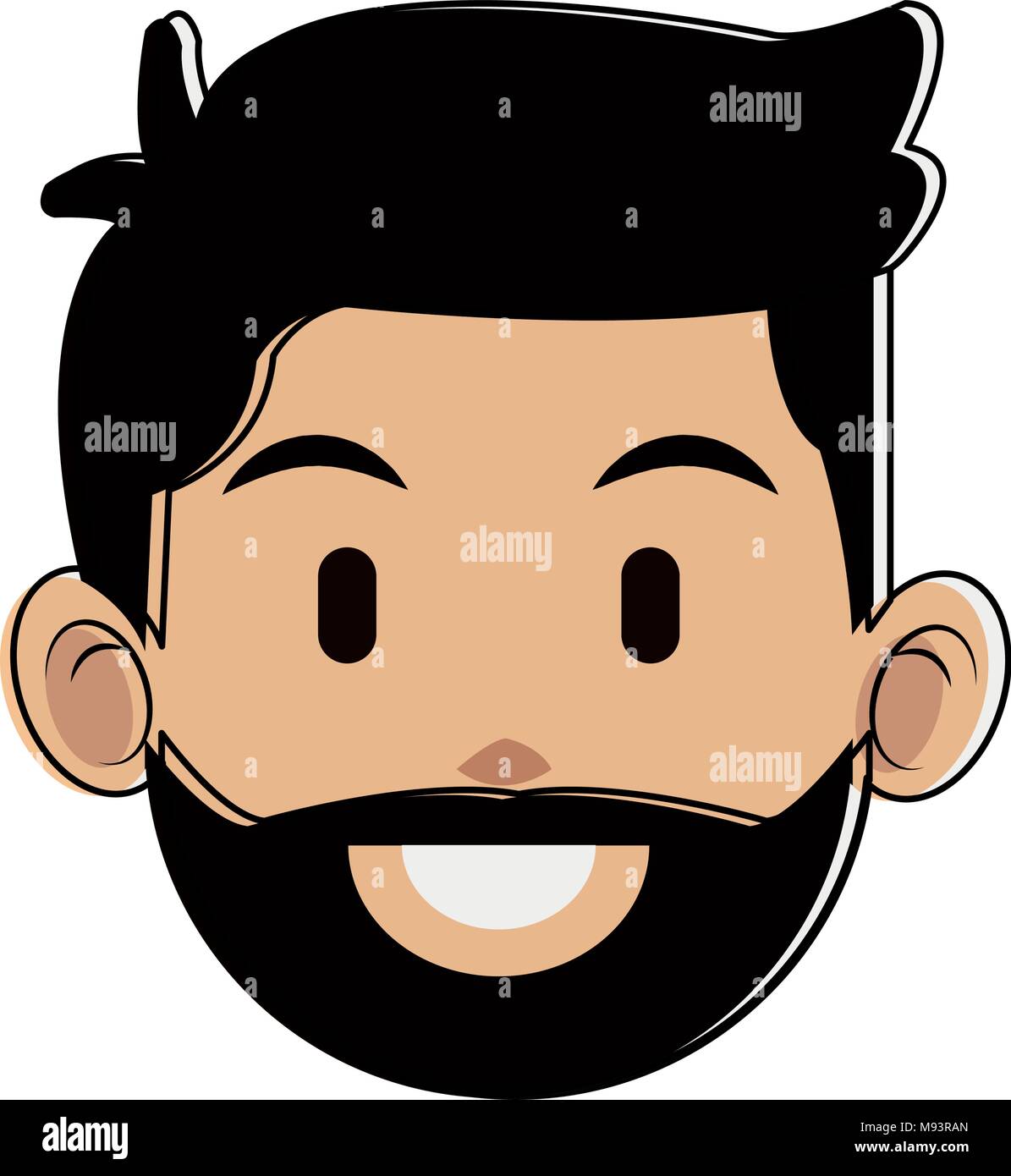 Man face cartoon Stock Vector Image & Art - Alamy