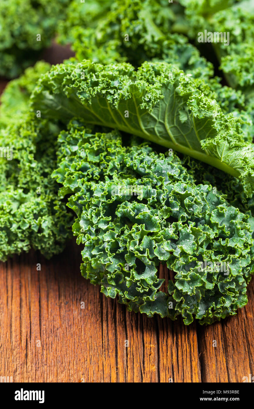 Kale or Green Leaf Cabbage Stock Photo - Alamy