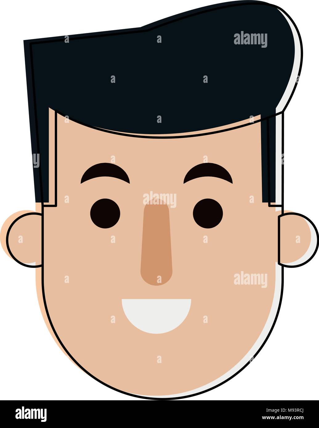 Man face cartoon Stock Vector Image & Art - Alamy