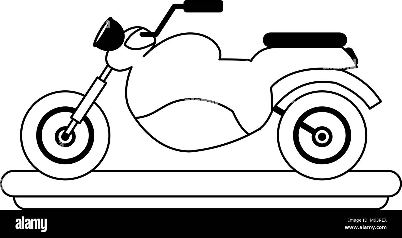 Small motorcycle cartoon Stock Vector Image & Art - Alamy
