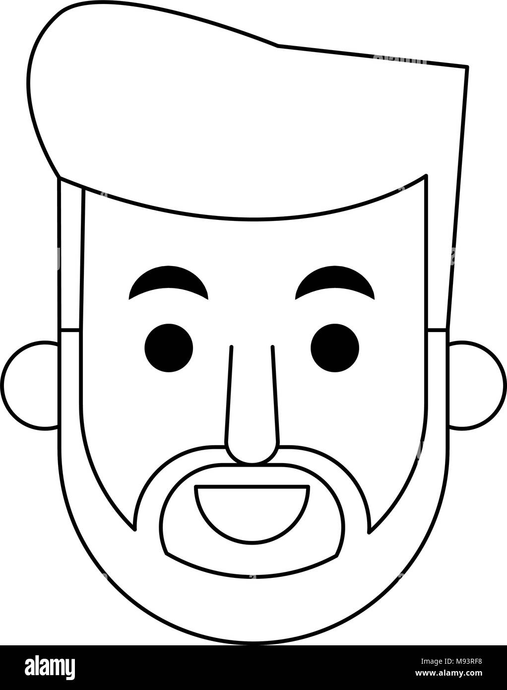 Man face cartoon Stock Vector Image & Art - Alamy