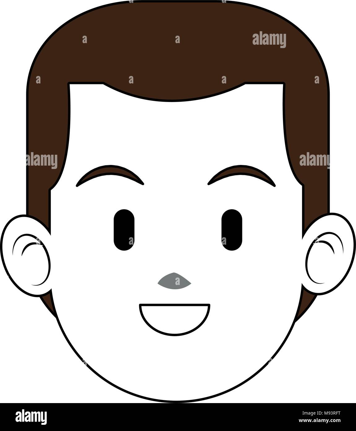 Man face cartoon Stock Vector Image & Art - Alamy
