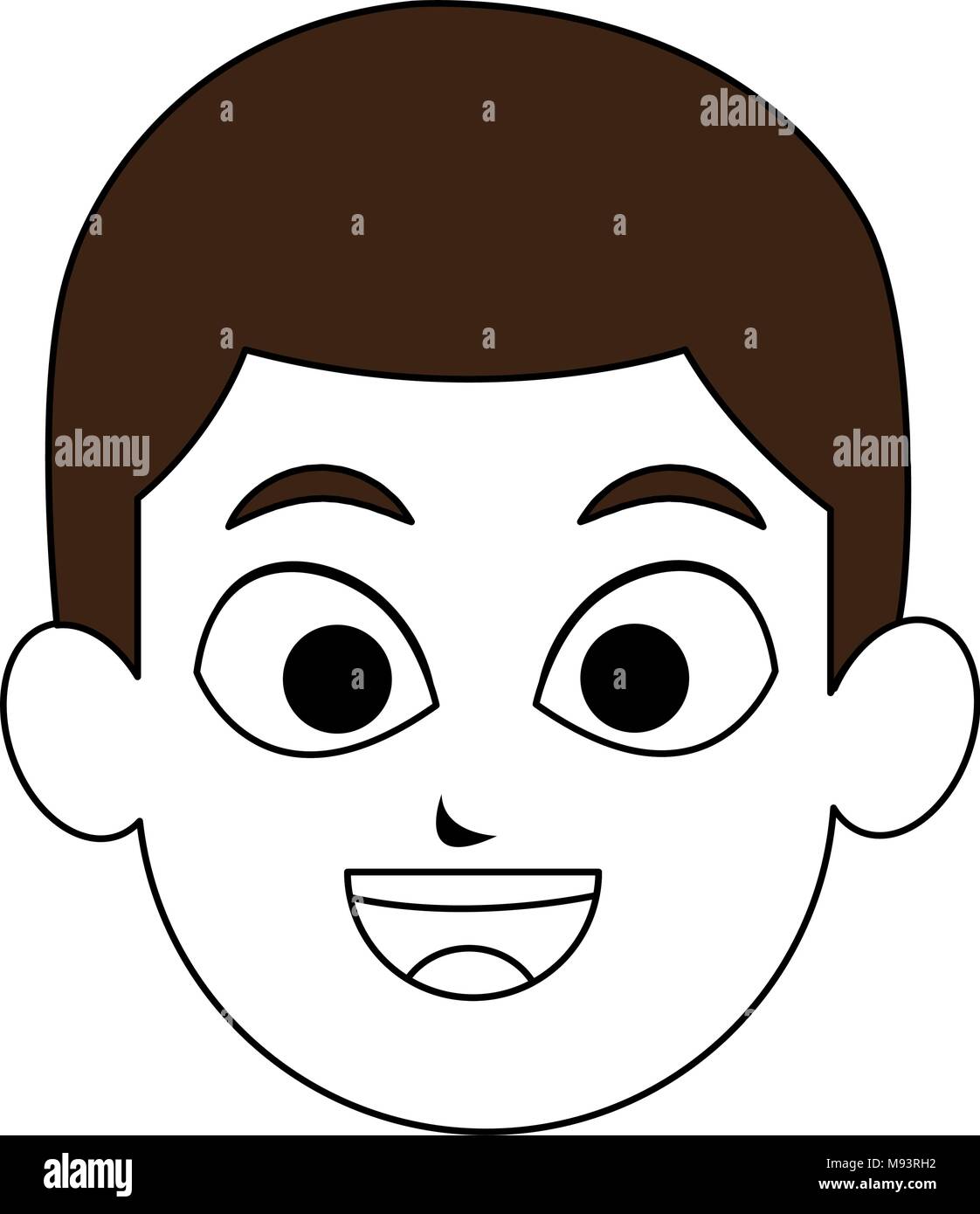 Man face cartoon Stock Vector Image & Art - Alamy