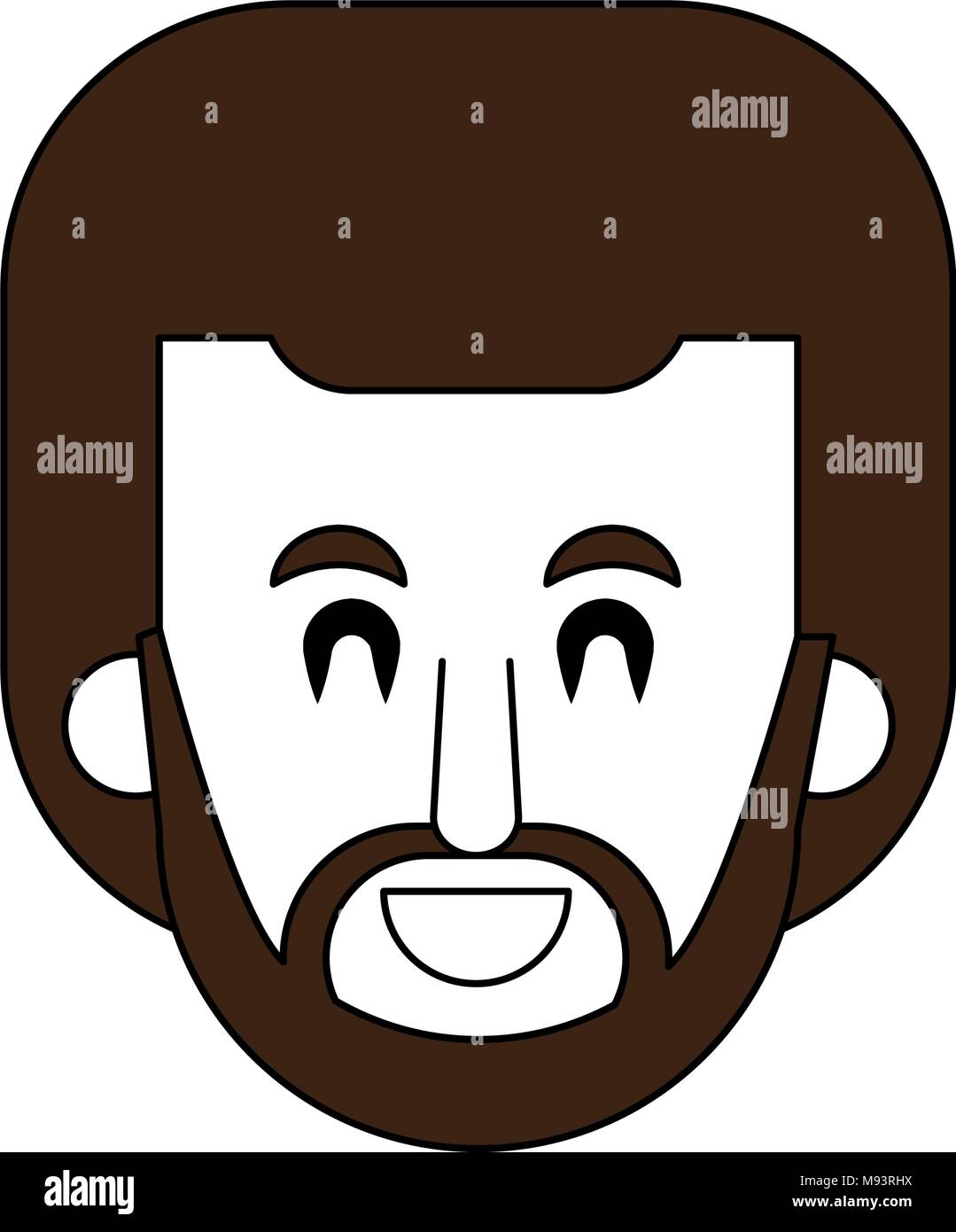 Man face cartoon Stock Vector Image & Art - Alamy