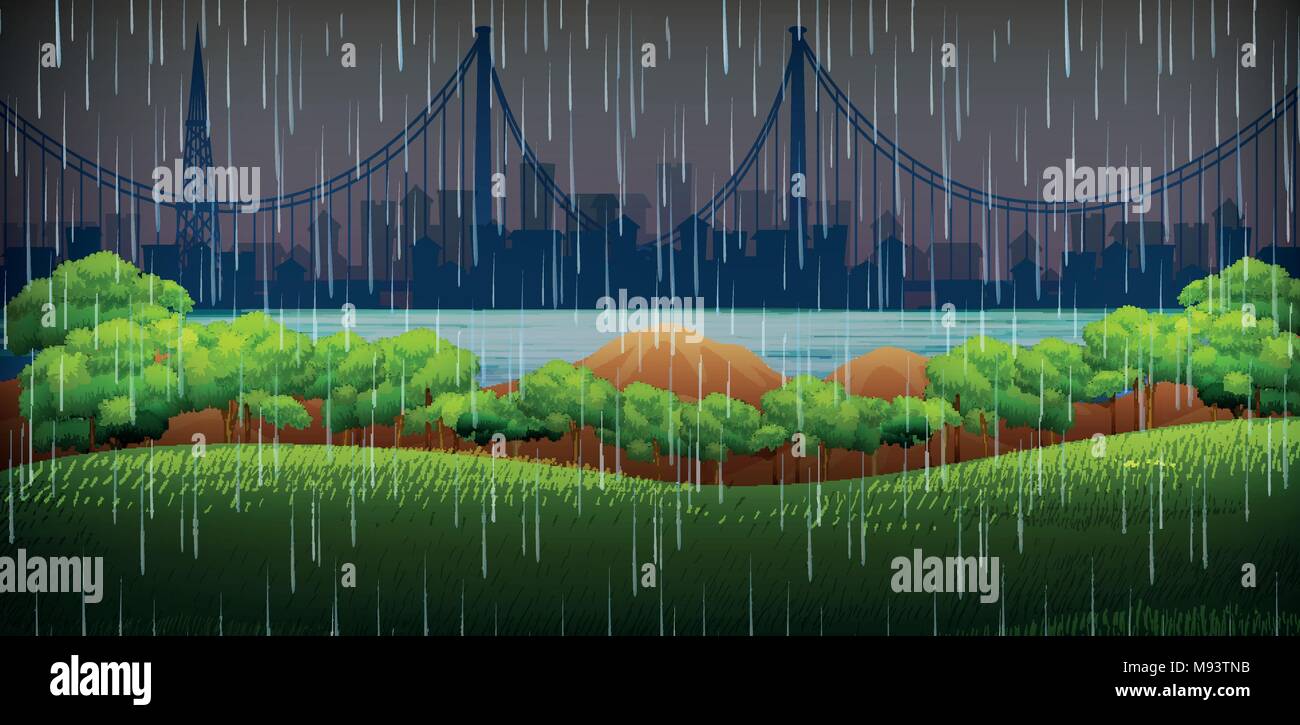 Wet in outdoor environment Stock Vector Images - Alamy
