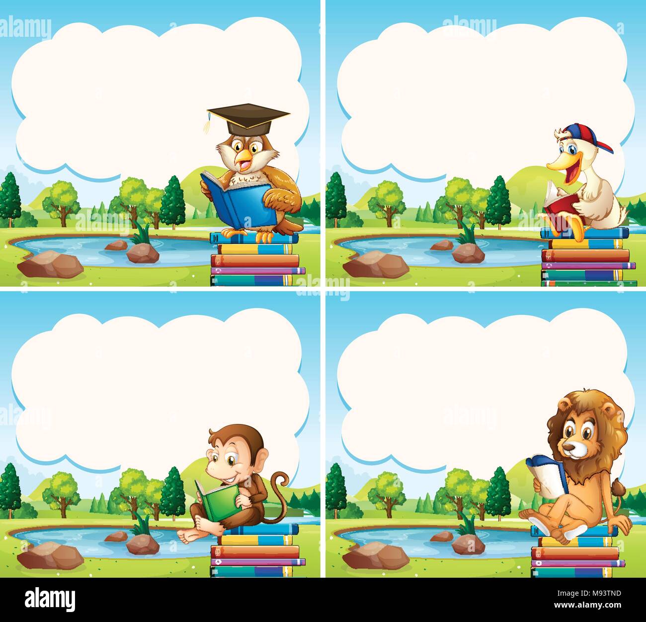 Vector templates books Stock Vector Images - Alamy