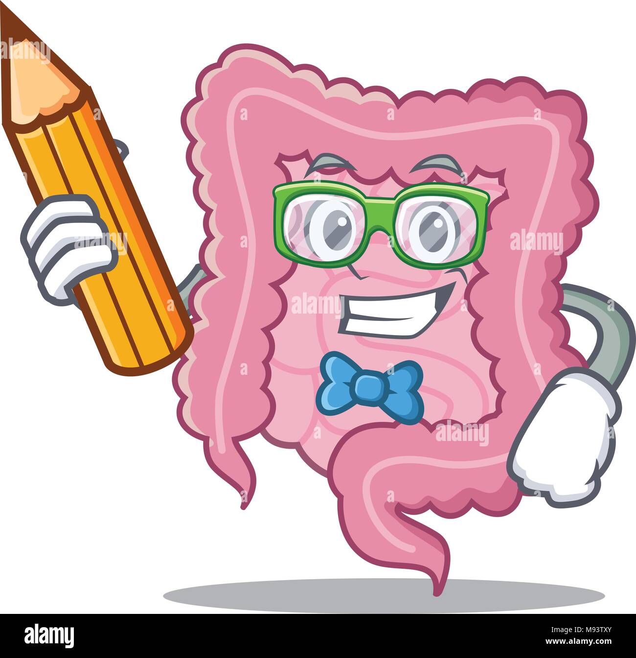 Student intestine character cartoon style Stock Vector Image & Art - Alamy