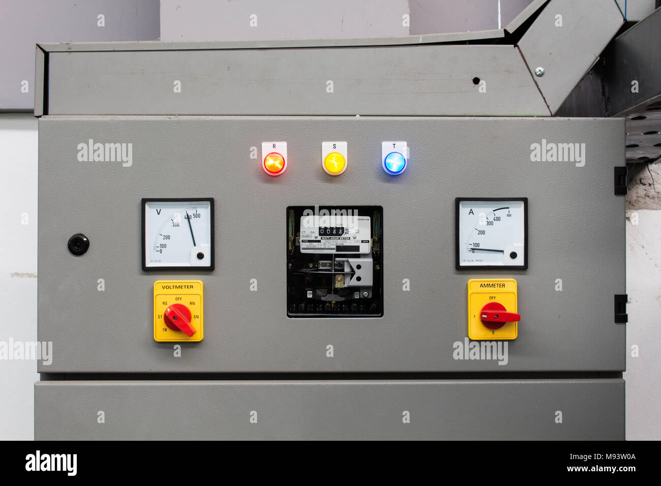 The main power and control switch system Stock Photo - Alamy