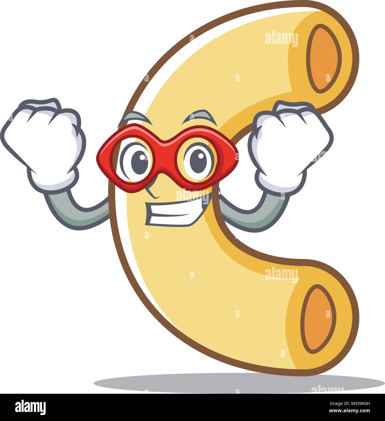Super hero macaroni character cartoon style Stock Vector Image & Art ...