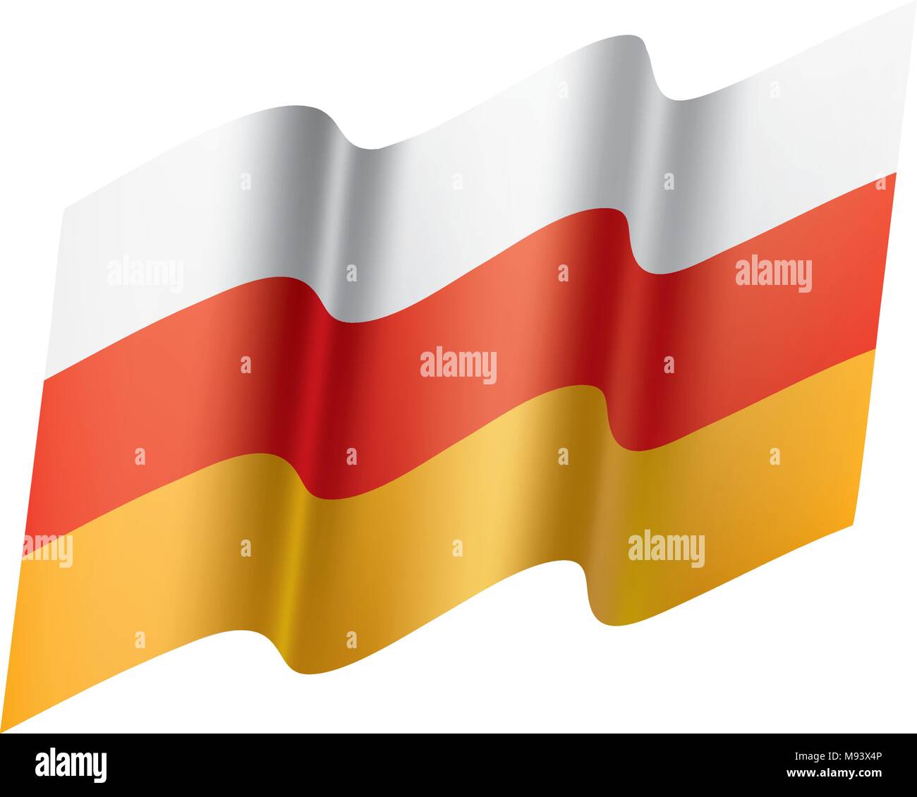 South Ossetia flag, vector illustration Stock Vector Image & Art - Alamy