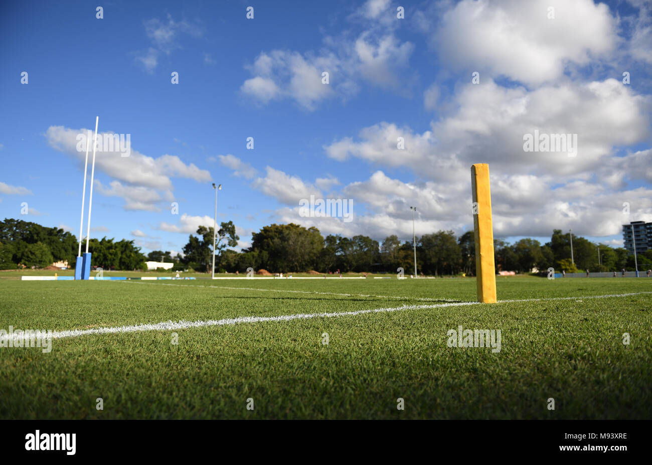 Rugby goal posts hi-res stock photography and images - Alamy