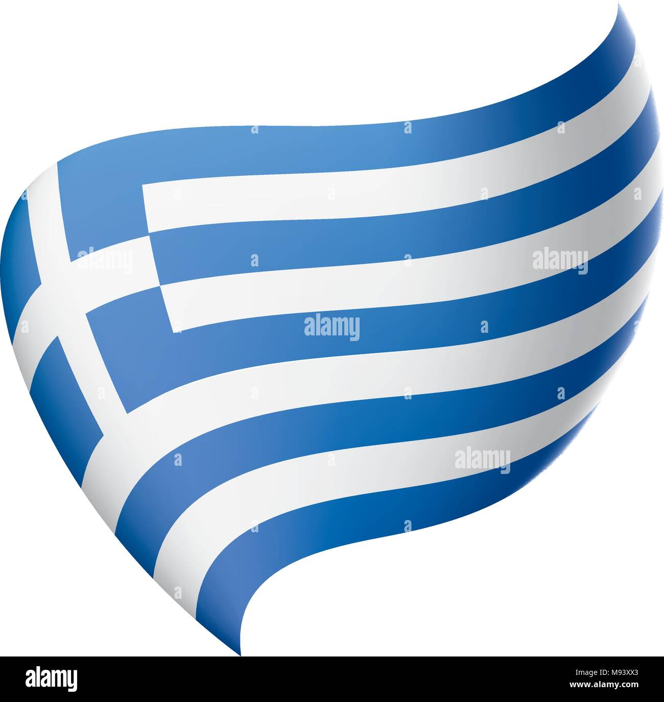 Greece flag, vector illustration Stock Vector Image & Art - Alamy