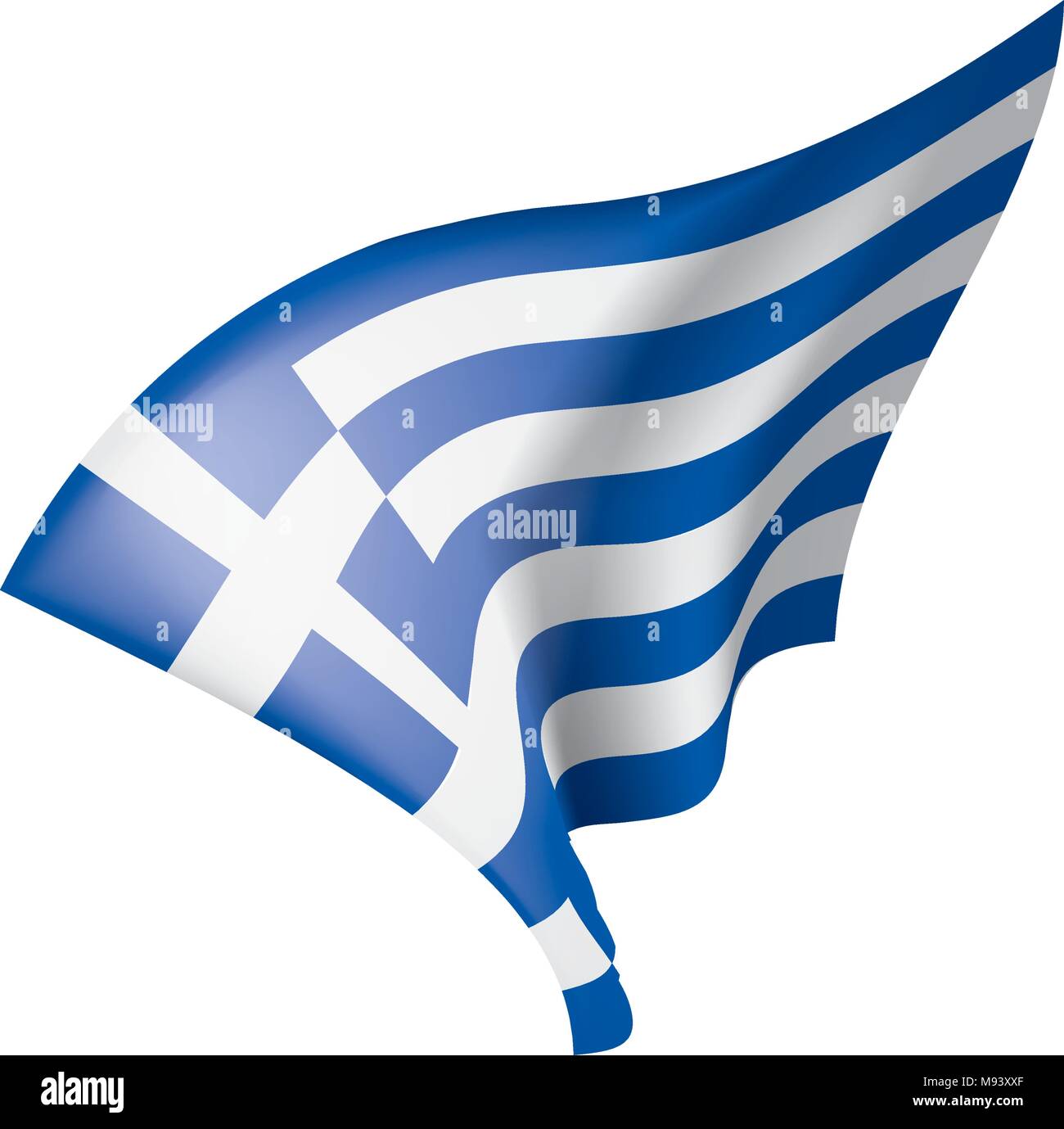 Greece flag, vector illustration Stock Vector Image & Art - Alamy