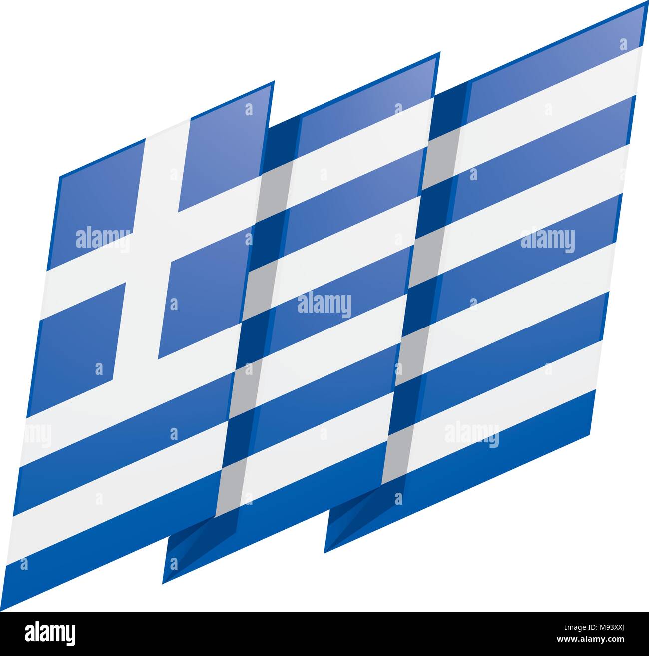 Greece flag, vector illustration Stock Vector Image & Art - Alamy