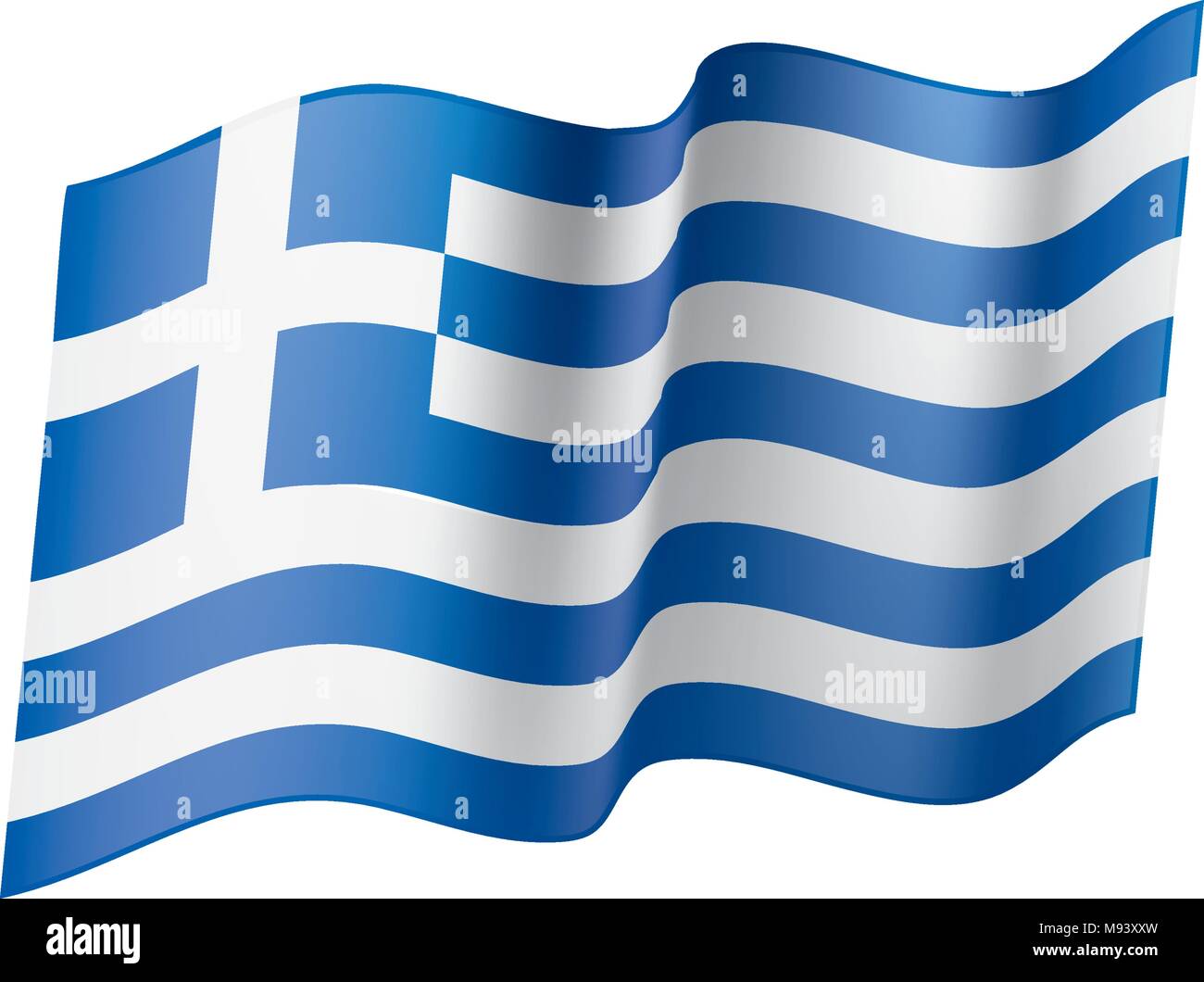 Greece flag, vector illustration Stock Vector Image & Art - Alamy