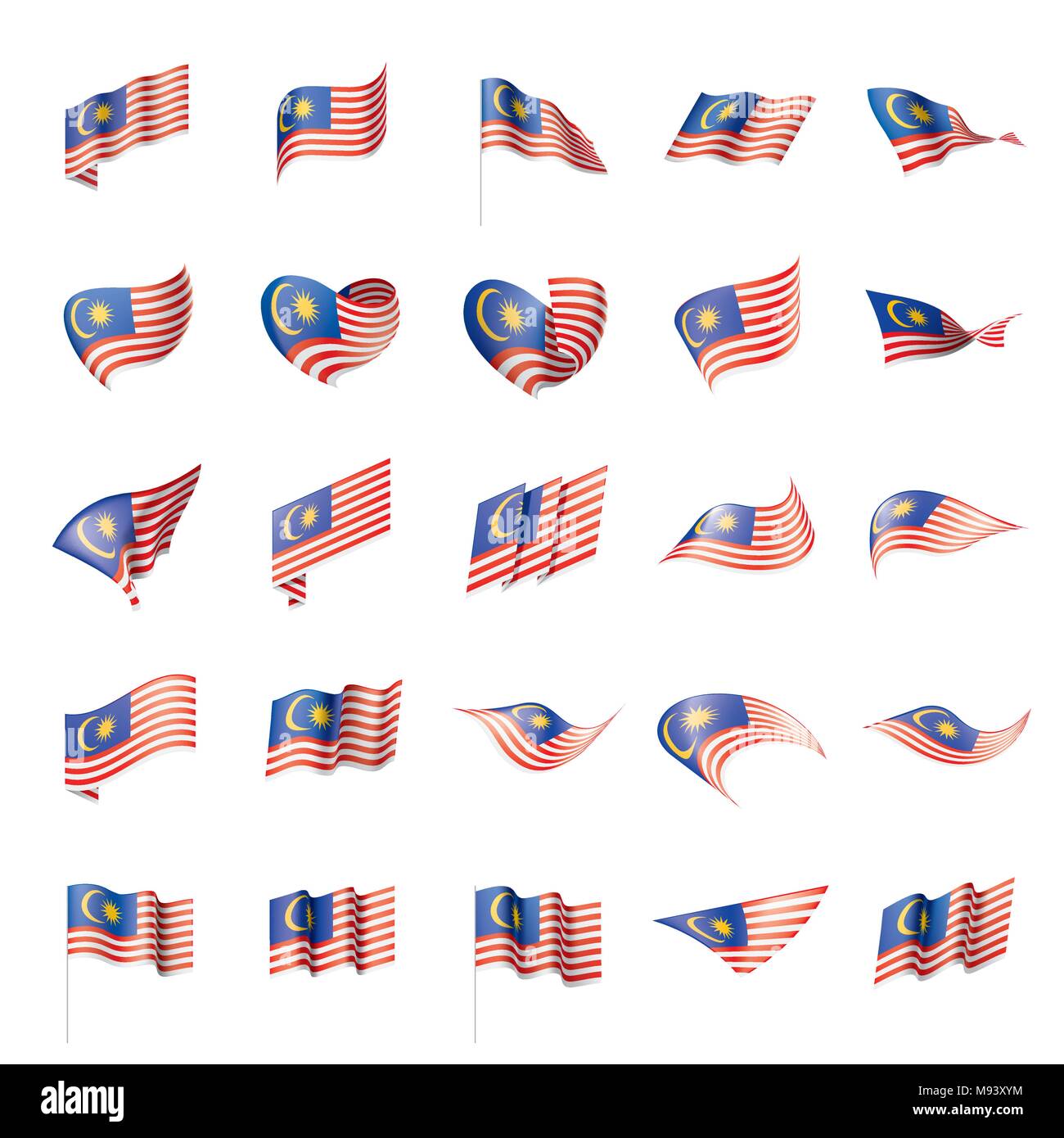 Set malaysia independence Stock Vector Images - Alamy