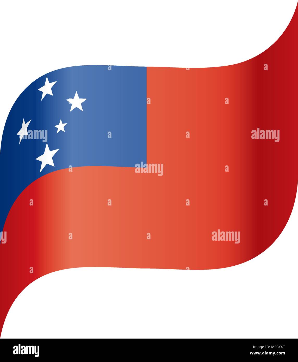 Samoa flag, vector illustration Stock Vector Image & Art - Alamy