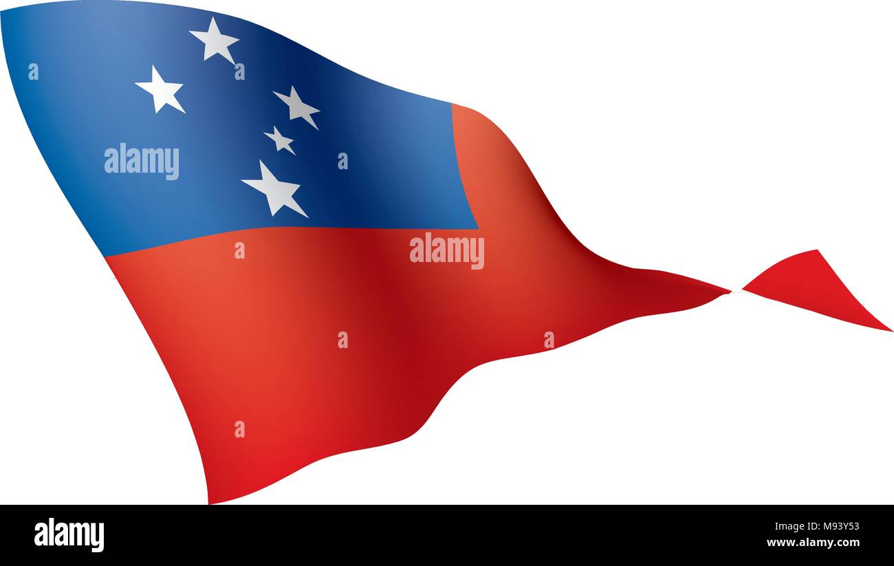Samoa flag, vector illustration Stock Vector Image & Art - Alamy