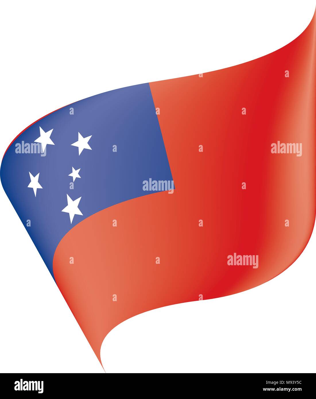 Samoa flag, vector illustration Stock Vector Image & Art - Alamy