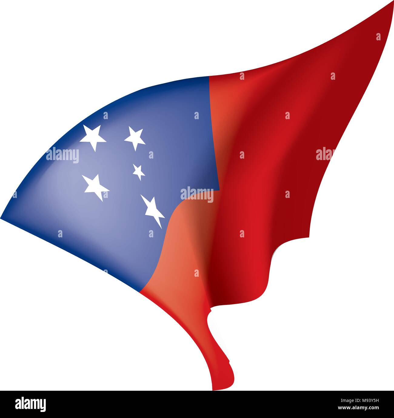 Samoa flag, vector illustration Stock Vector Image & Art - Alamy