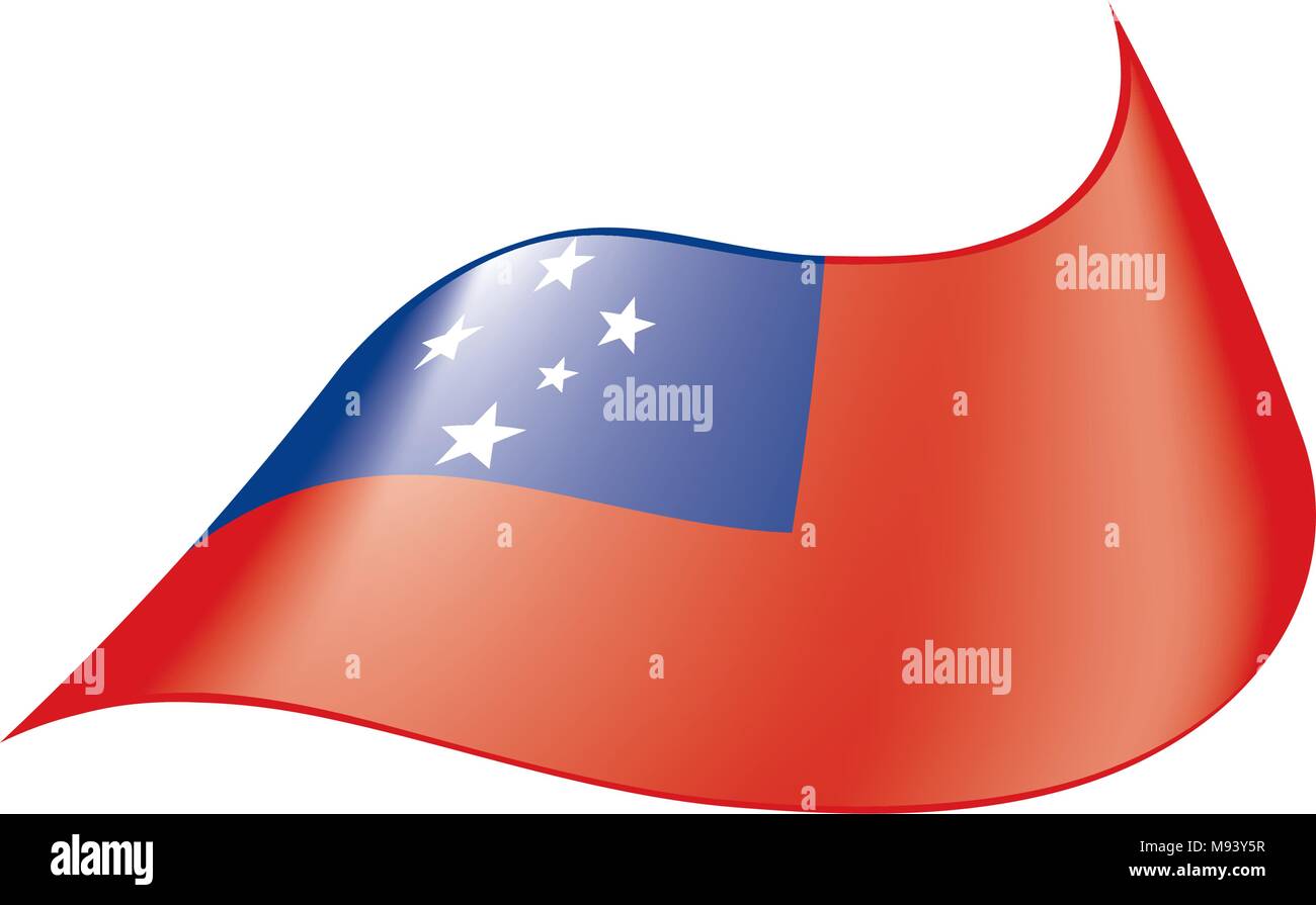 Samoa flag, vector illustration Stock Vector Image & Art - Alamy