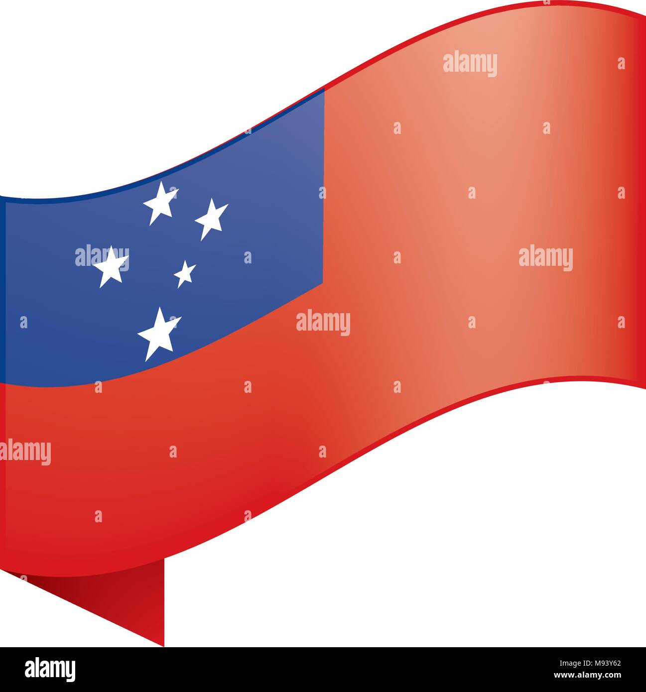 Samoa flag, vector illustration Stock Vector Image & Art - Alamy