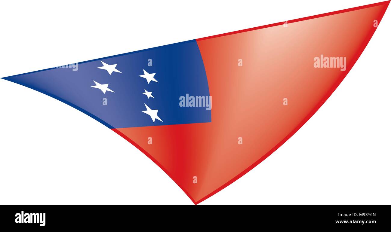 Samoa flag, vector illustration Stock Vector Image & Art - Alamy