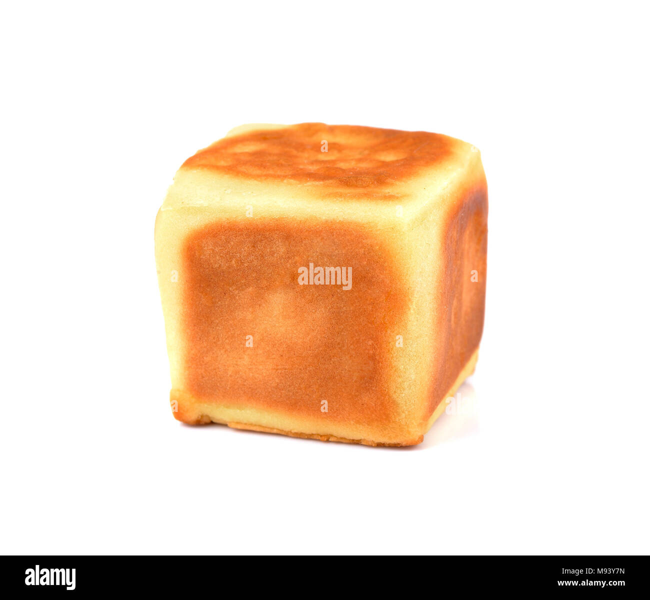 square chinese mooncake on white background Stock Photo - Alamy