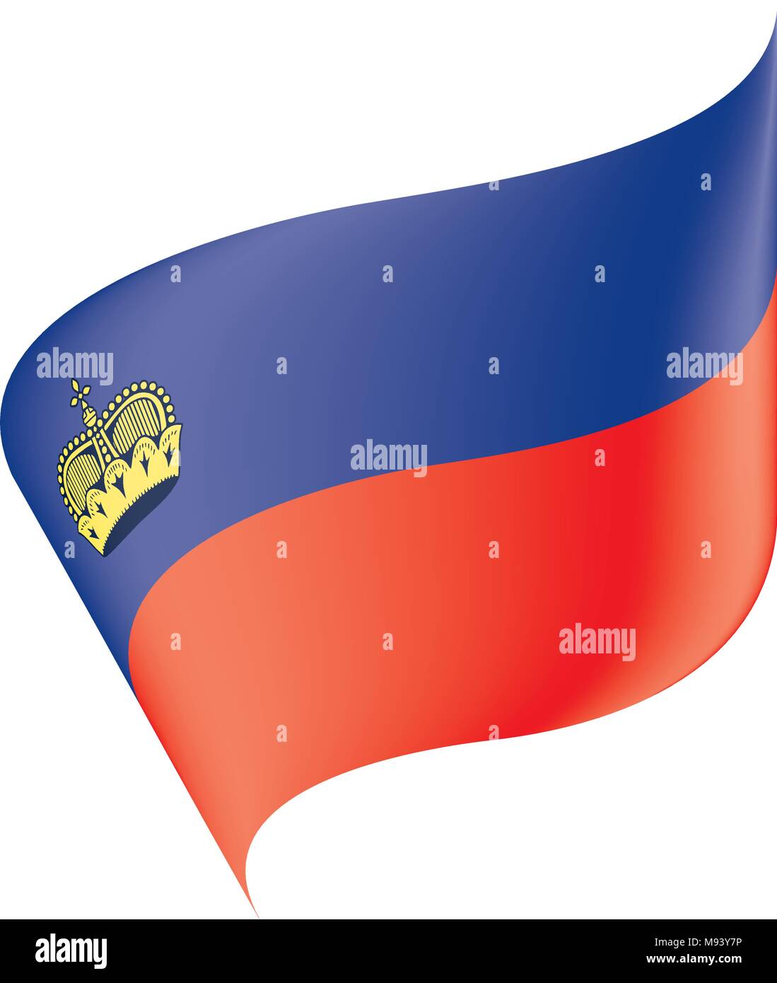 liechtenstein flag, vector illustration Stock Vector Image & Art - Alamy