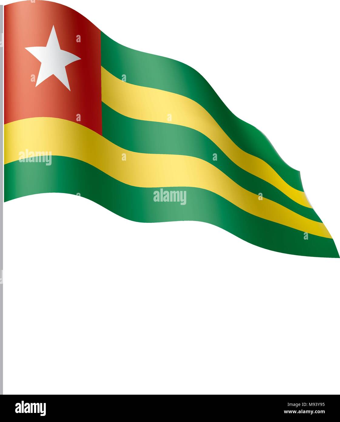 Togo ethnic flag Stock Vector Images - Alamy