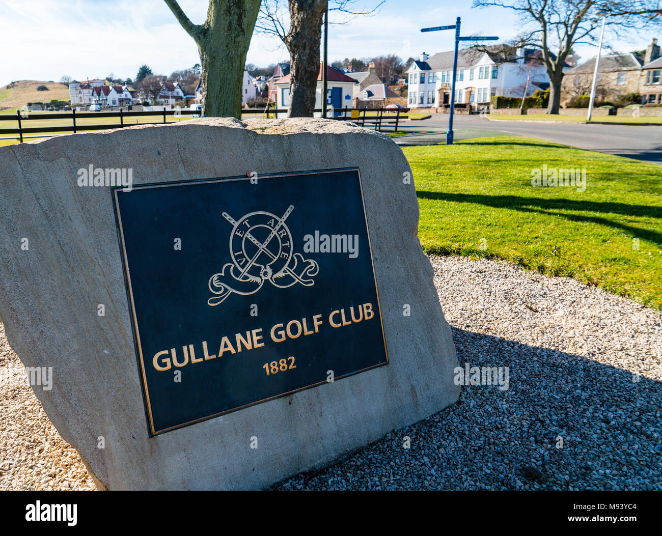 Gullane Golf Club in East Lothian, Scotland, United Kingdom Stock Photo ...