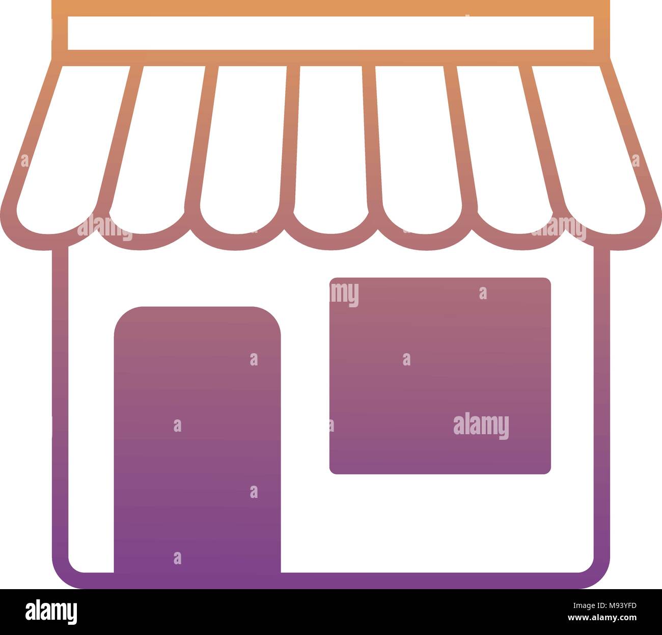 store icon over white background, colorful design. vector illustration ...