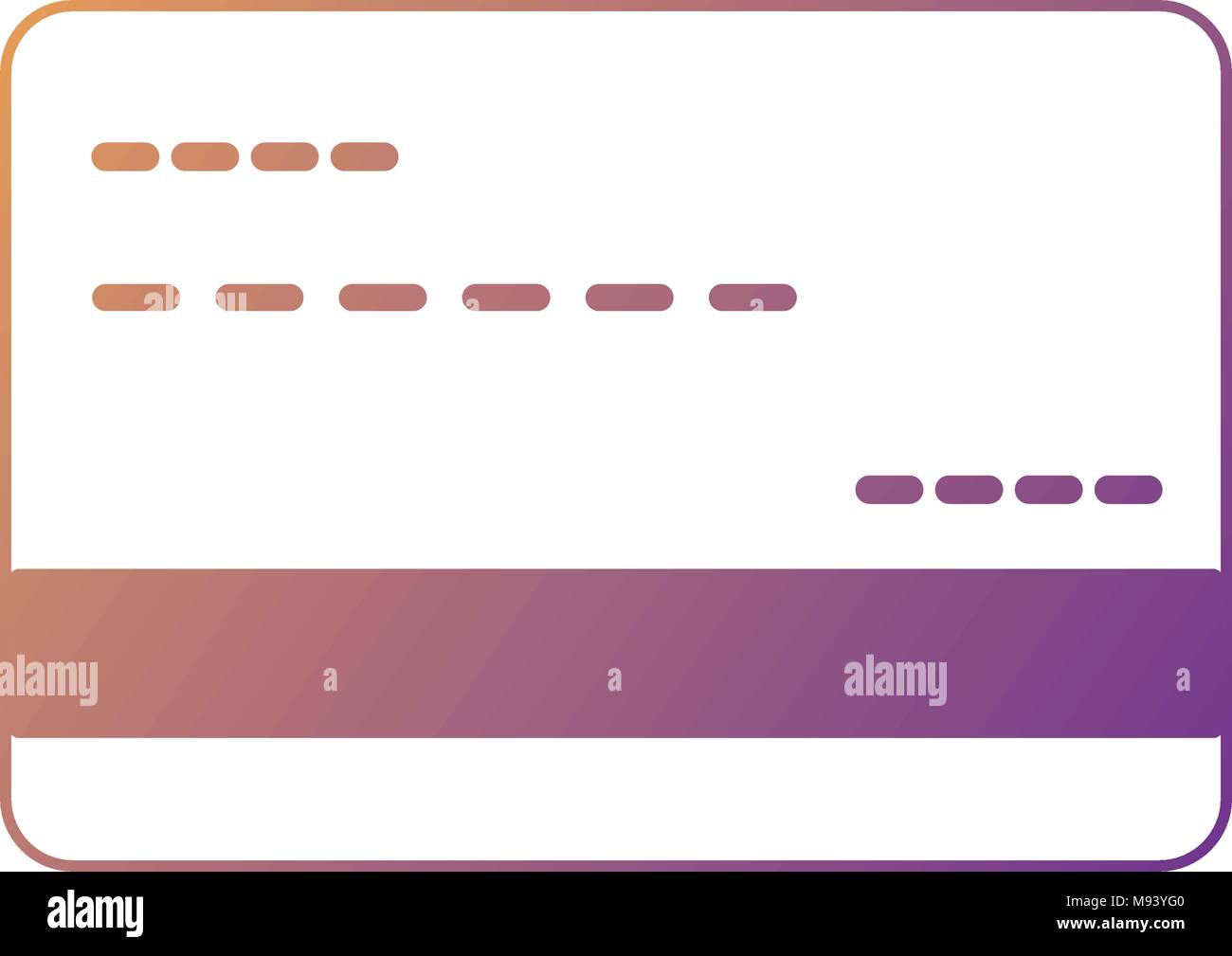 credit card icon over white background, colorful design. vector ...