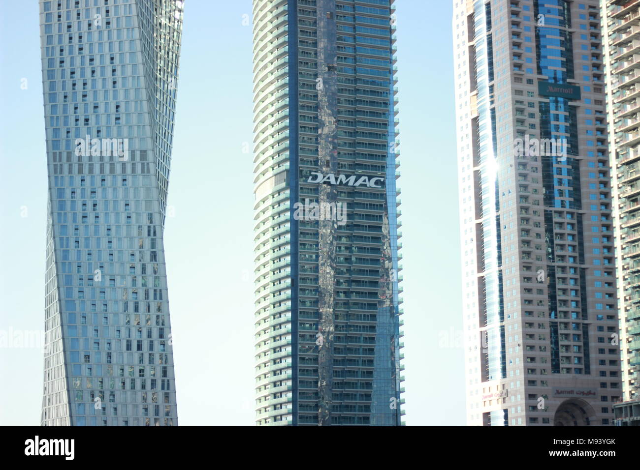The cayan infinity tower in dubai hi-res stock photography and images ...