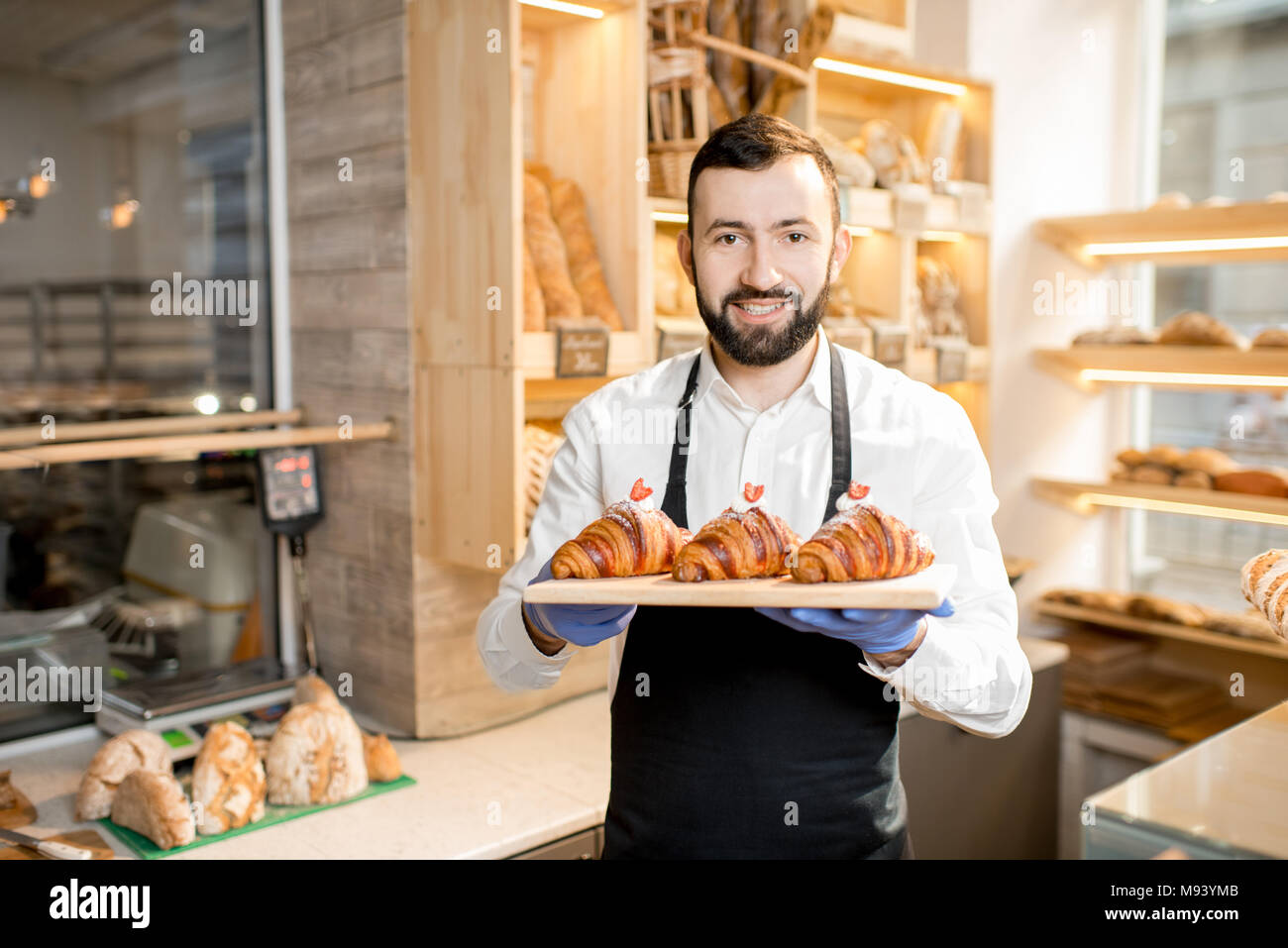 Cafe owner bread hi-res stock photography and images - Alamy