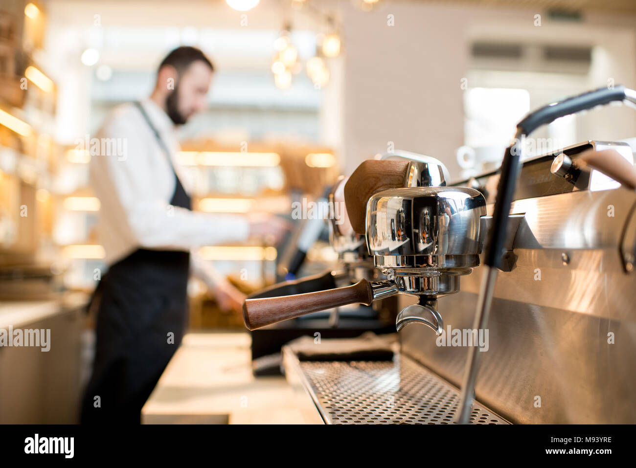 Coffee dispenser in bar hi-res stock photography and images - Alamy