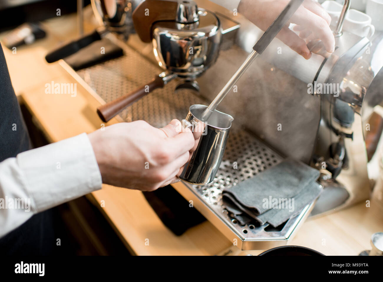 Whipping machine hi-res stock photography and images - Alamy