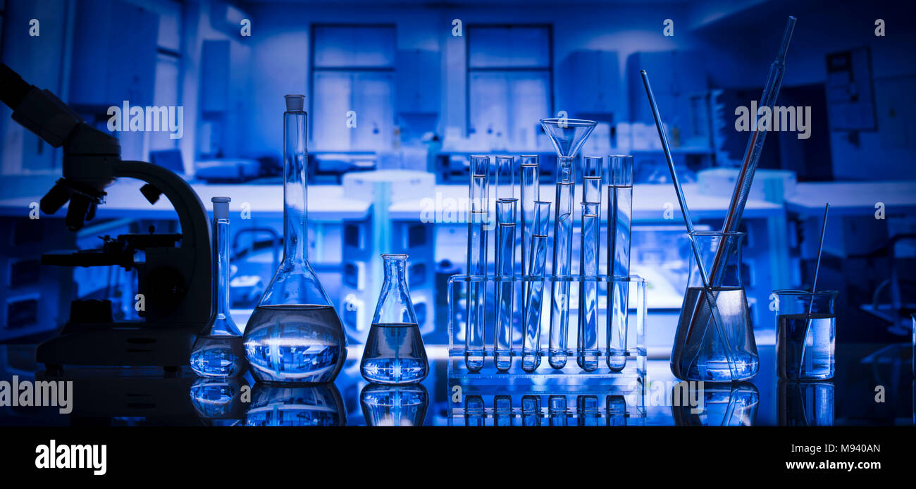 Laboratory equipment. Science concept Stock Photo - Alamy