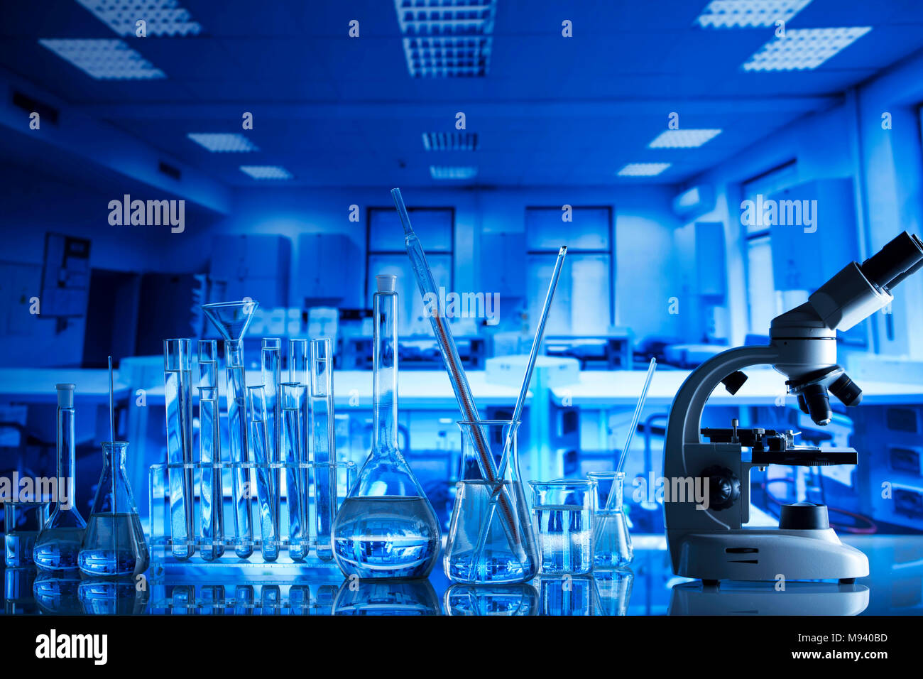 Laboratory equipment. Science concept Stock Photo - Alamy