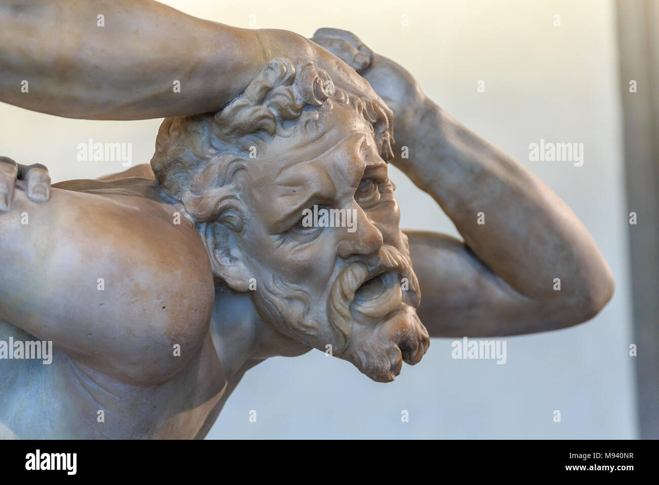 Ancient Sculpture of Two Roman Gods Fighting Stock Photo - Alamy