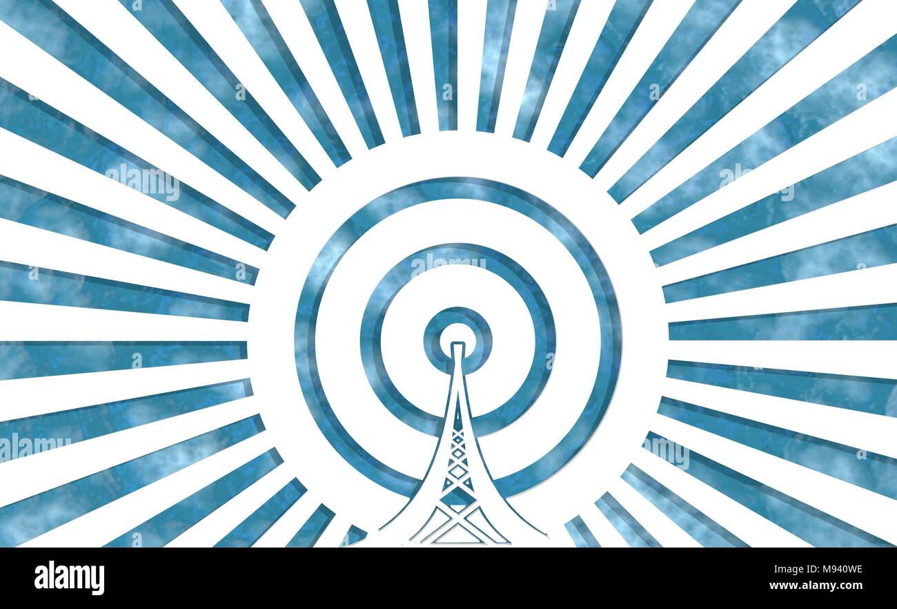 Wi Fi Network Symbol . Mobile gadgets technology relative image. 3D ...