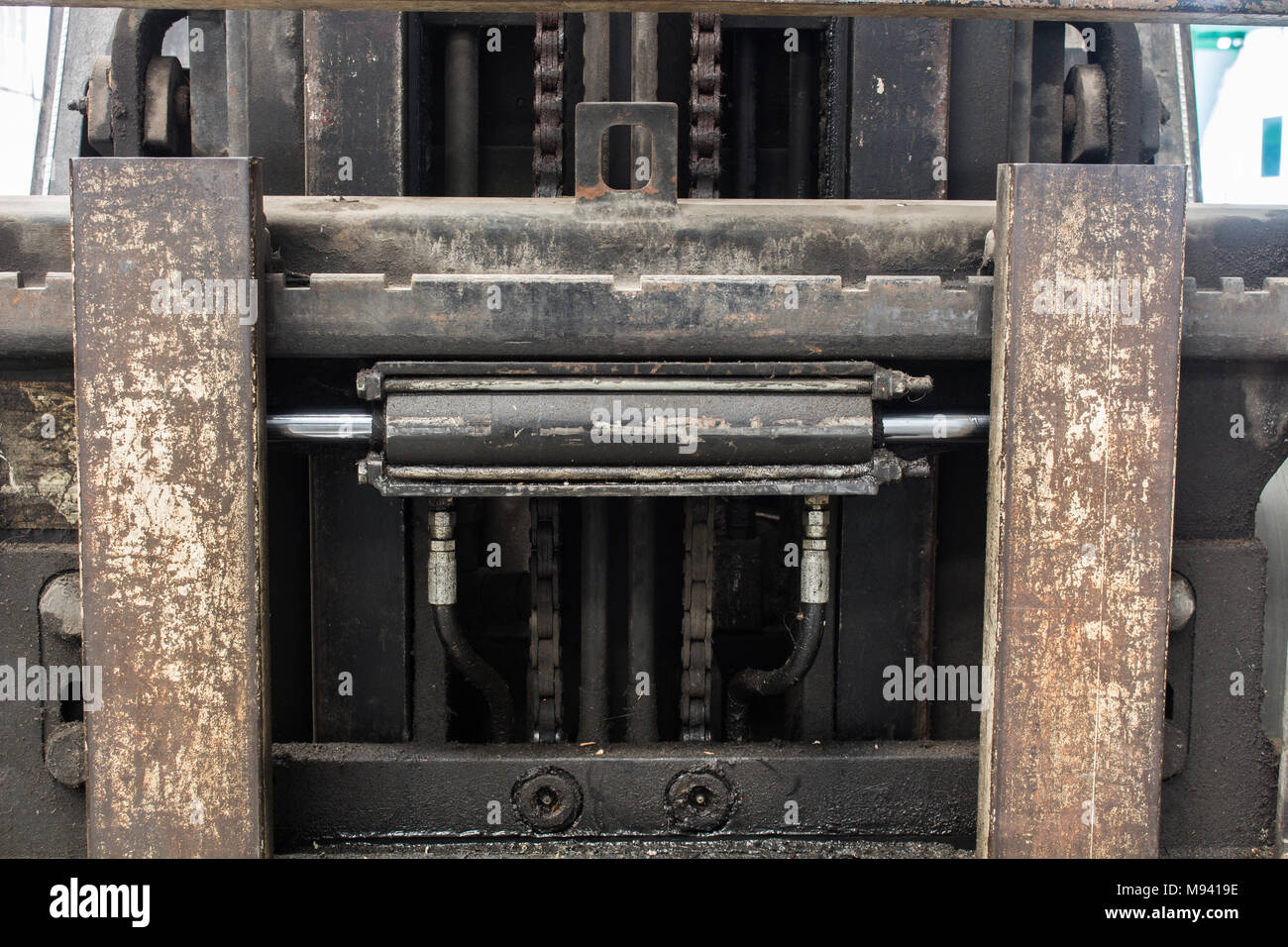 Hydraulic system on excavator hi-res stock photography and images - Alamy