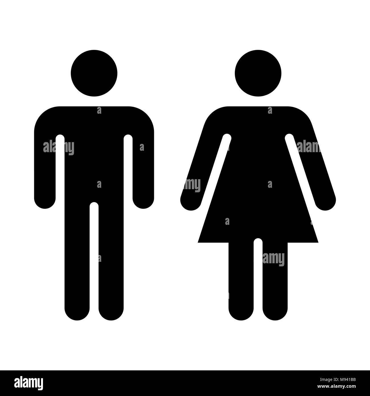 Female toilet sign cut out hi-res stock photography and images - Alamy