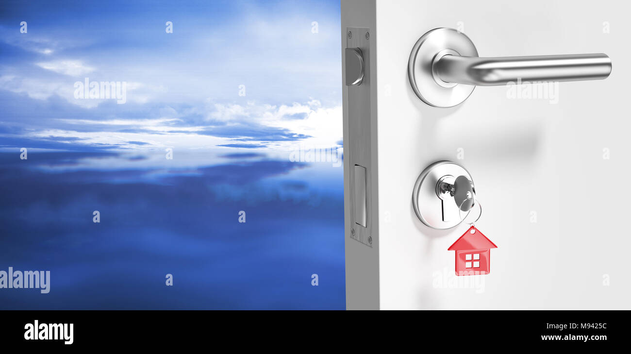 Open door house hi-res stock photography and images - Alamy