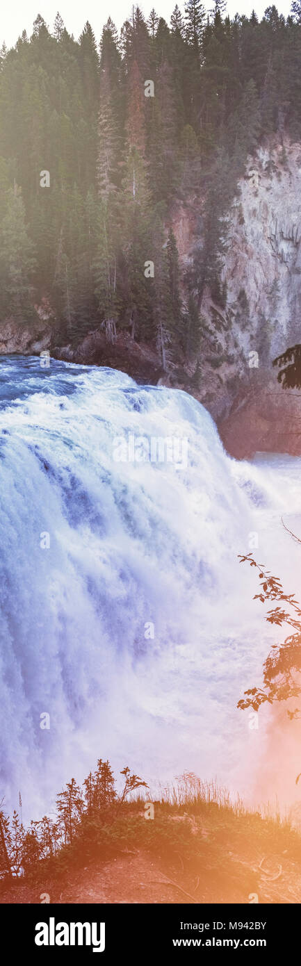 Beautiful waterfall summer sunny day hi-res stock photography and ...