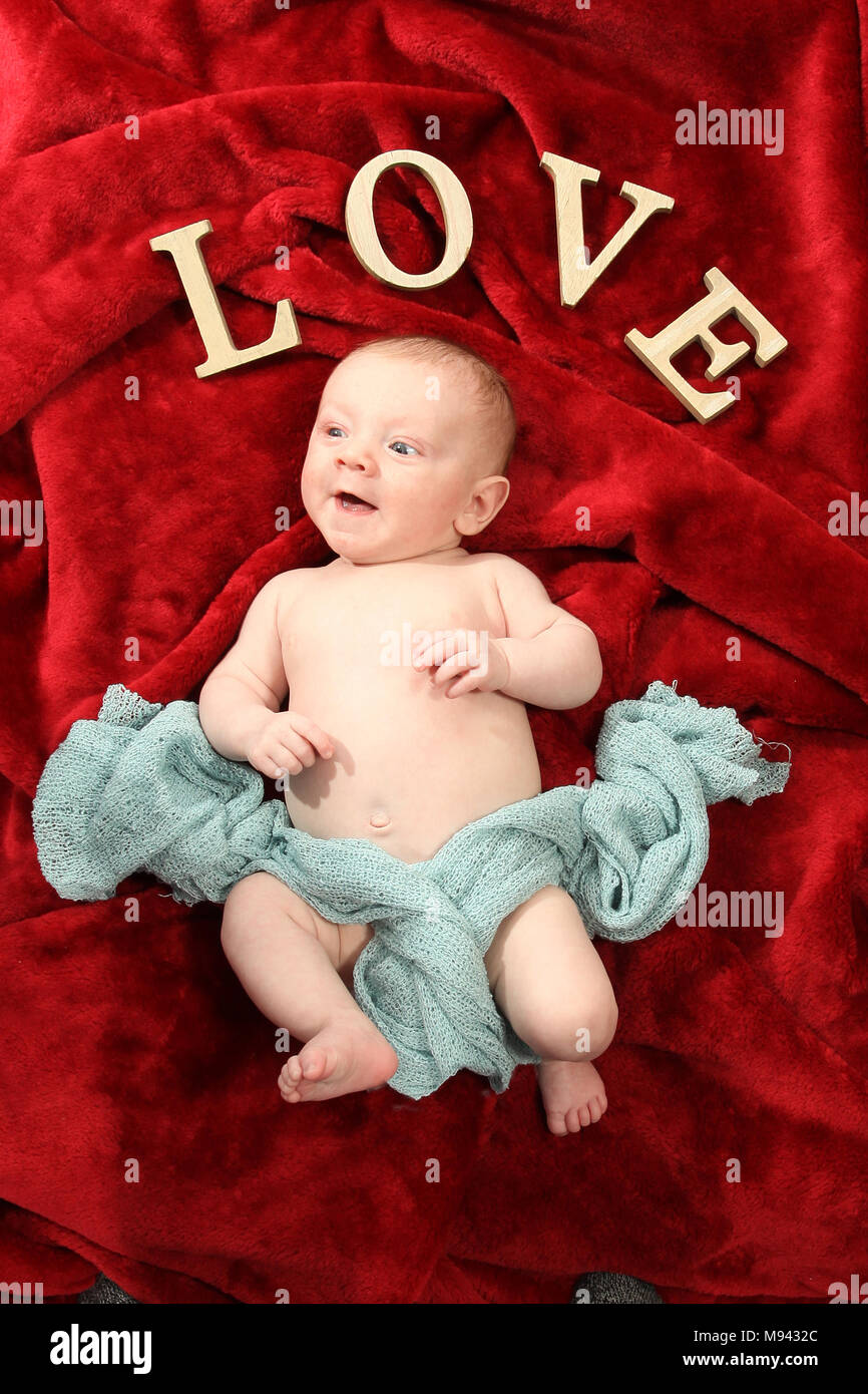 10 week old baby boy Stock Photo - Alamy